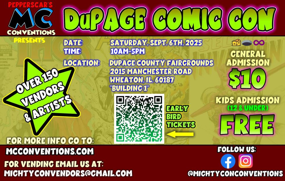 DUPAGE COMIC CON | DuPage Event Center & Fairgrounds.